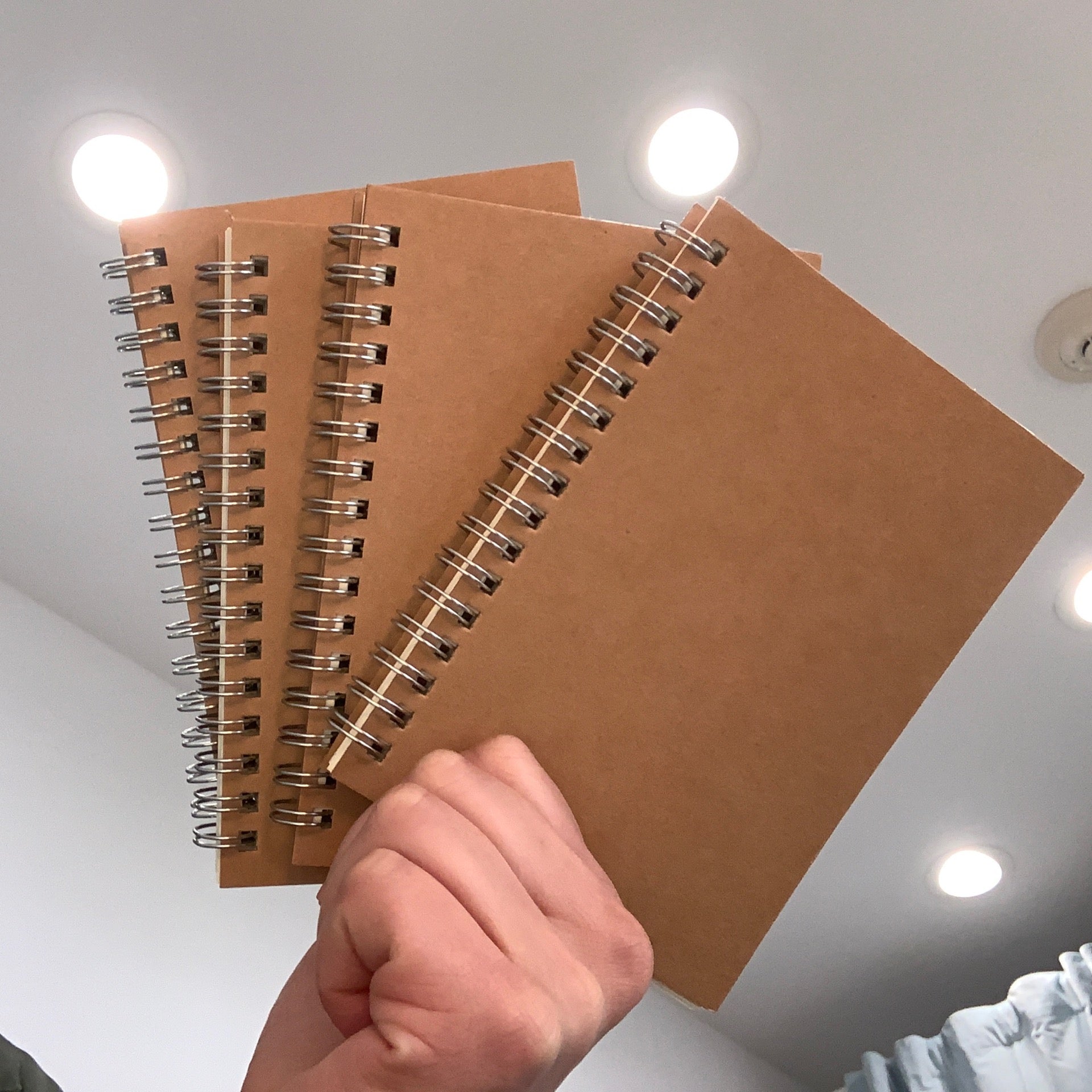 Brown Kraft small spiral notebook – post.script.