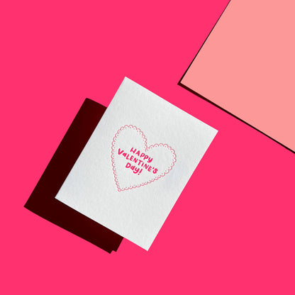 INK MEETS PAPER - Valentine's Day Heart card – post.script.
