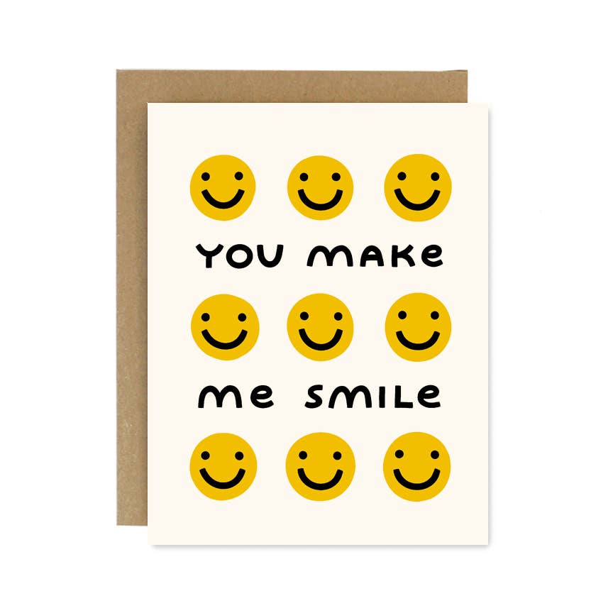 Worthwhile Paper - You Make Me Smile Card – post.script.