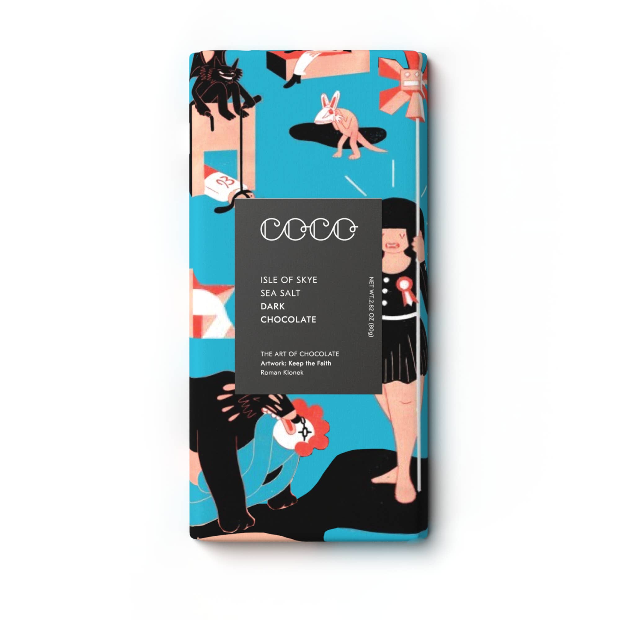 COCO Chocolatier - Isle of Skye Sea Salt Dark Chocolate Bar 80g – post ...