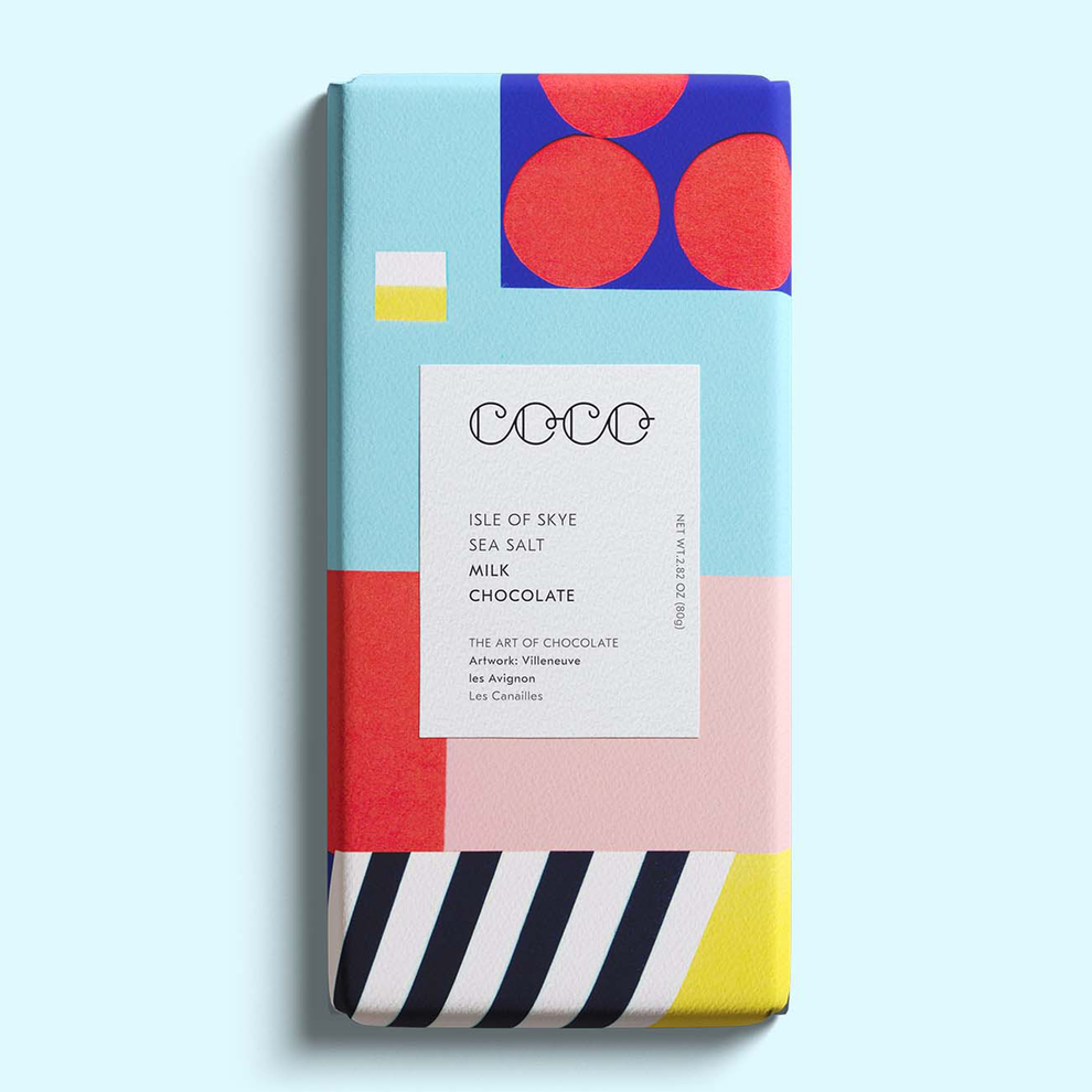 COCO Chocolatier - Isle of Skye Sea Salt Milk Chocolate Bar – post.script.