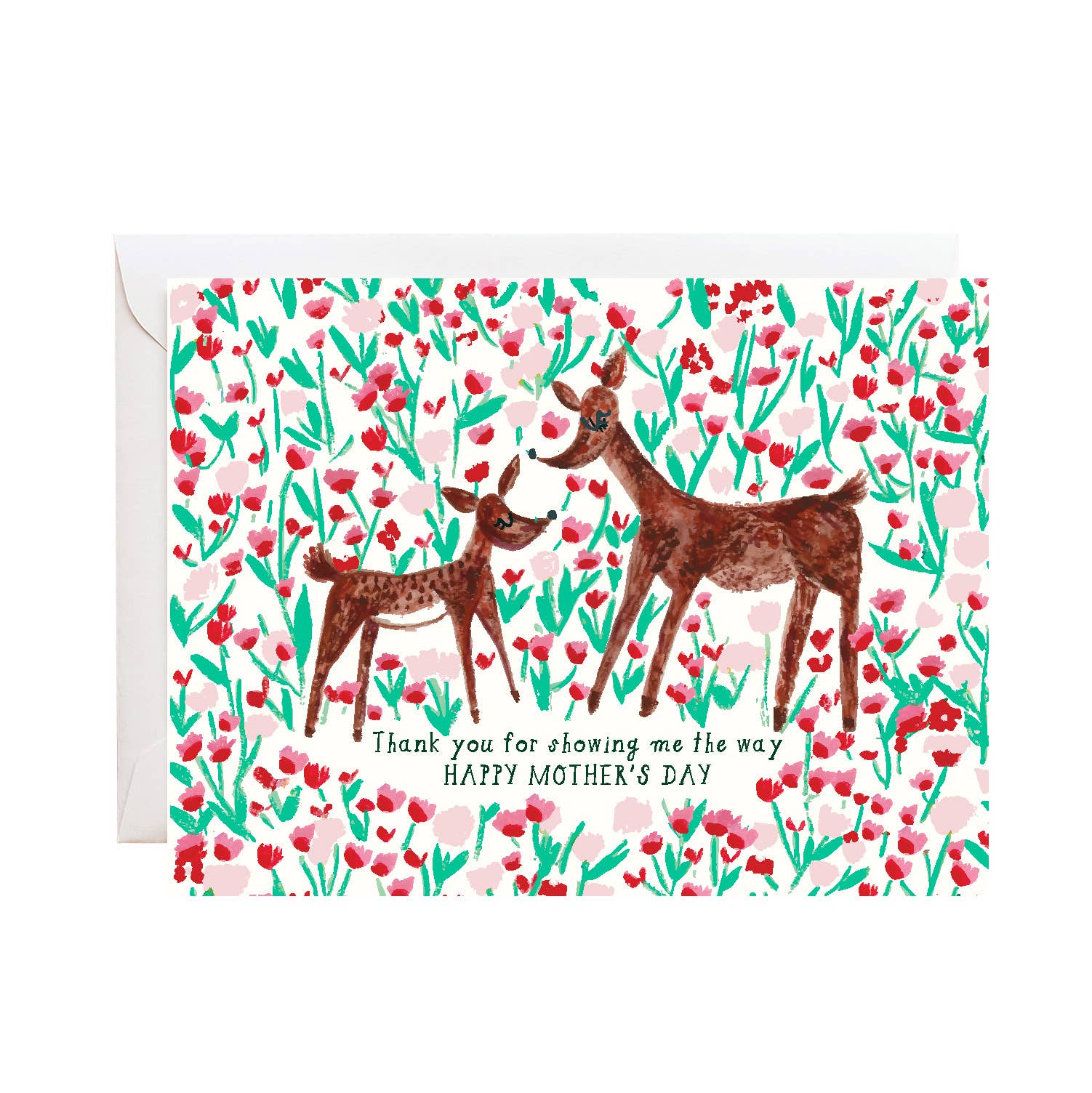 Mr. Boddington's Studio - Bambi Says Merci - Greeting Card – post.script.