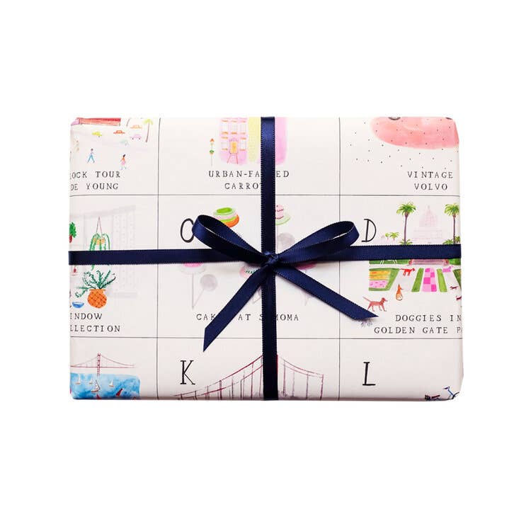 Mr. Boddington's Studio - San Francisco ABC Gift Wrap Sheets: Roll - 3 ...
